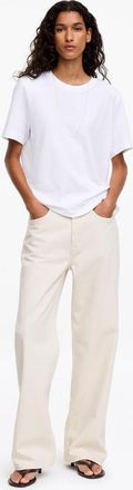 Arket CORAL Wide Jeans -Wei&szlig;
