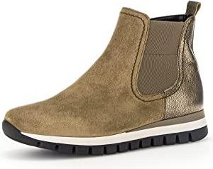 Gabor Femme Bottines, Dame Bottines Chelsea,Semelle intérieure Amovible,Bottes de Glisse,Demi-Bottes,Bottines,Marron (Farro/Champagner) / 64,39 EU / 6 UK