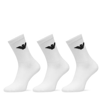Emporio Armani Lange Socken EA7 Emporio Armani EM000554 AF25489 U0002 Wei&szlig;