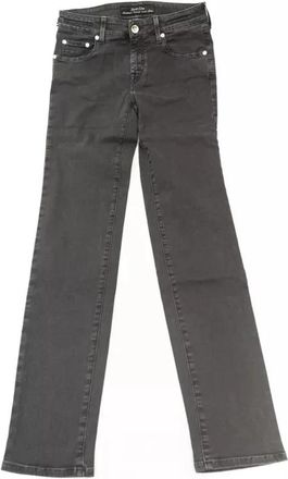 Jacob Cohen Jeans im Vintage-Stil mit Logo-Stickerei - - Jeans - Damen - Schwarzk - W28