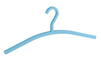 WENKO Kleiderb&uuml;gel Cubido Blau - Jackenb&uuml;gel, Garderobenb&uuml;gel, Polypropylen, 46 x 18 x 1.4 cm, Blau