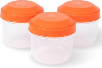 Amuse Society Rikko Snackbox Kinder | Set aus 3 Stück Frischhaltedosen mit Deckel, Meal Prep Snack Aufbewahrungsbox | Vorratsdosen luftdicht, Lebensmittelaufbewahru