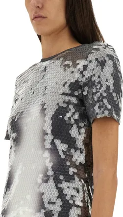 Sportmax Sequined Blouse - Black