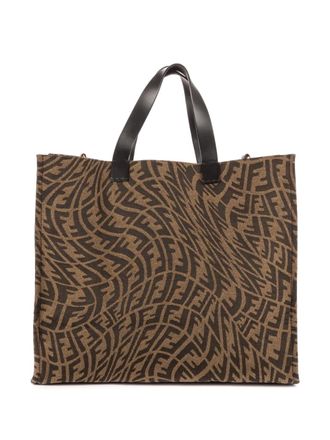 Fendi x Sarah Coleman sac &agrave; main Vertigo (2000) - Marron