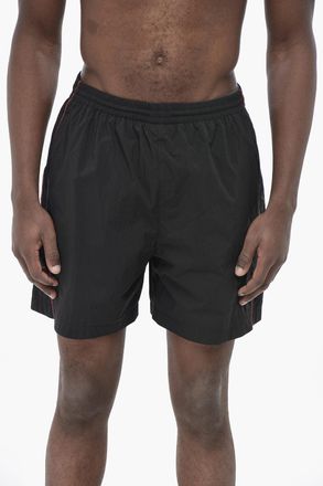 Balenciaga Boxershorts aus Nylon mit seitlichem Logo Balenciaga