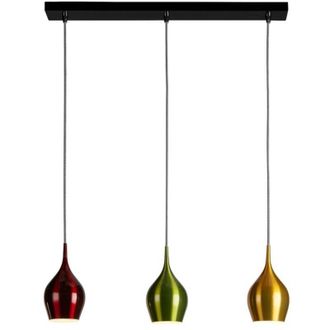 Searchlight Suspension 3 lumi&egrave;res Vibrant color&eacute; - 6463-3