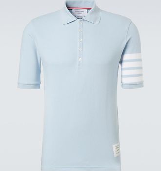 Thom Browne Polohemd 4-Bar aus Baumwoll-Piqué