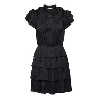 Ulla Johnson Schwarzes Vesna Kleid mit Fransen - - Dresses - Damen - Schwarzk - S