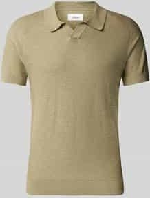 s.Oliver Red Label Regular Fit Poloshirt mit Flammgarnstruktur