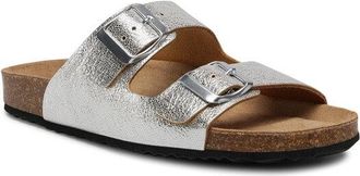 Geox Pantoletten D Brionia A D15LSA 000CF C1007 Silberfarben