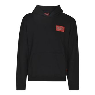 Diesel Homme, Sweatshirts et sweats à capuche, Noir, Taille: S Sweat à Capuche Élégant
