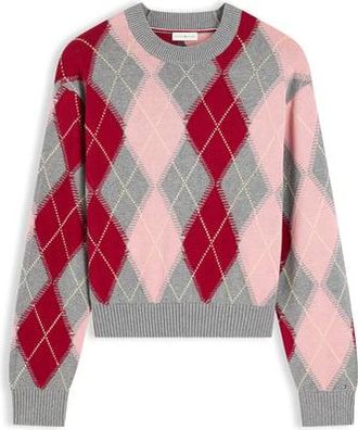 Tommy Hilfiger Pull droit &agrave; motif argyle en coton
