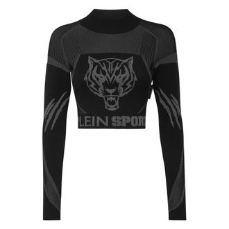 Plein Sport Femme, Pulls, Noir, Taille: 40 FR Sport Top