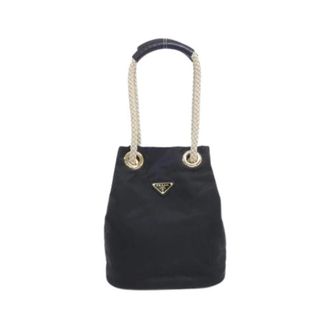 Prada Pre-owned Tessuto Rope Shoulder Bag - - Pre-owned - Damen - Schwarzk - ONE SIZE