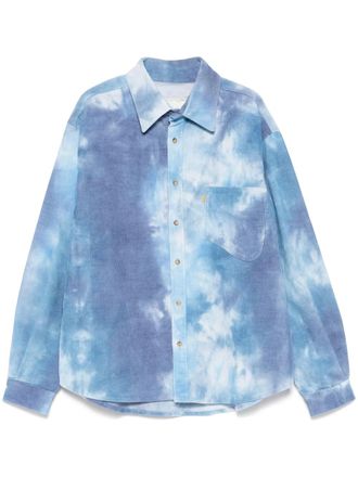 ERL Hemd aus Cord - Blau