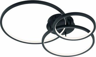 ETC Shop Etc-shop - Smart Home Deckenleuchte Deckenlampe Smart Deckenlampe app steuerbar, dimmbar Fernbedienung, 1x Smart rgb led 36W 3000Lm 3000-6000K, L79 cm