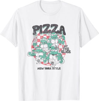 Teenage Mutant Ninja Turtles Pizza By The Slice Retro NYC T-Shirt