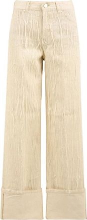 Don the Fuller Femme, Pantalons, Beige, Taille: W26 Nice Wide Leg Jeans