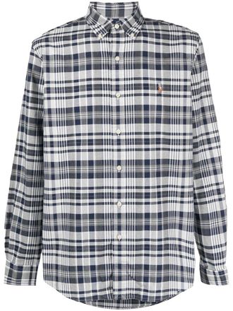 Polo Ralph Lauren chemise &agrave; carreaux - Gris