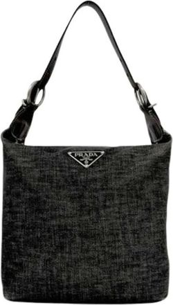 Prada Sac bandouli&egrave;re vintage doccasion - Femme - Pre-owned - Noir - Taille: ONE Size