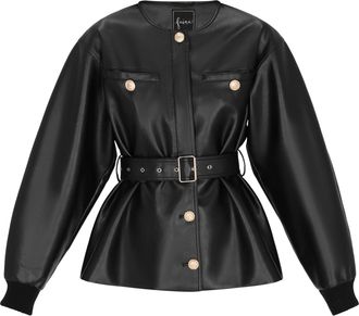 Faina Jacke Frauen Schwarz