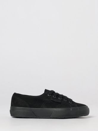 Superga Baskets 2750 en cuir su&eacute;d&eacute; avec semelle en caoutchouc
