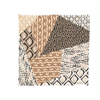 Max Mara Femme, Accessoires, Multicolore, Taille: ONE Size Carr&eacute; Foulard Imprim&eacute;