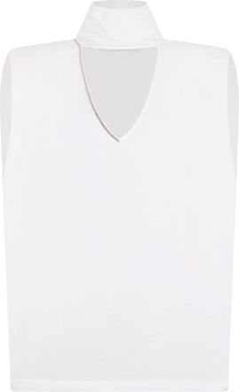 Fabiana Filippi Femme, Tops, Blanc, Taille: 44 FR D&eacute;bardeur &agrave; col en V