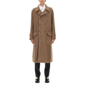 Dolce & Gabbana Homme, Manteaux, Brun, Taille: L Manteaux Crois&eacute;s