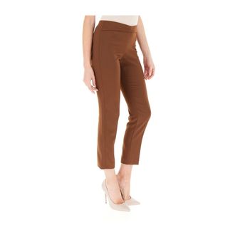 Patrizia Pepe Femme, Pantalons, Brun, Taille: 40 FR Pantalon Capri Marron