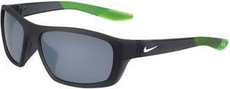 Nike Lunettes de Soleil BRAZEN BOOST N IU4884X 021 MT DARK GREY/WHITE/SILVER F 57/16/130 UNISEX