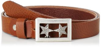 MGM Damen Doubel Star Gürtel, Braun (Cognac 4), 110 cm