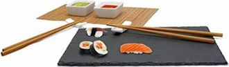 Nerthus Kitchenware Vin Bouquet FIH 092 - Sushi Set, schwarz
