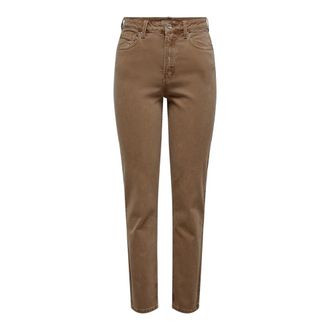 Only Only, Femme, Jeans, Brun, Taille: W27 Jean Droit Emily