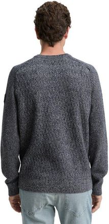 Tom Tailor Strickpullover mit Logo Stickerei am Arm