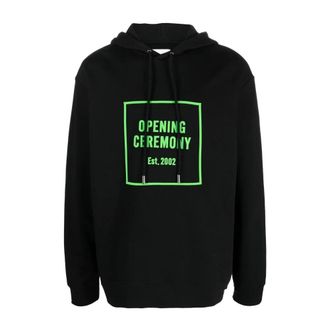 Opening Ceremony Schwarzer Kapuzenpullover Casual Pullover - - Sweatshirts & Hoodies - Herren - Schwarzk - S