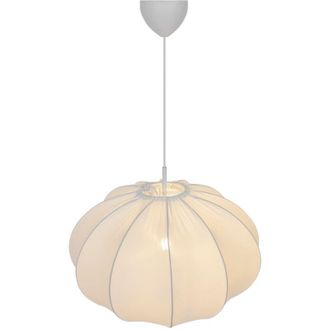 Nordlux Suspension aeron 60 Textile Blanc, H.43 - IP20 - E27 / Int&eacute;rieur