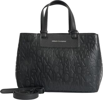 A|X Armani Exchange Smooth Technical Fabric Shopper - - Bags - Damen - Schwarzk - ONE SIZE
