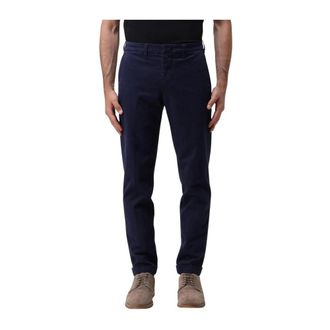 Fay Blaue Slim Fit Chinos - - Trousers - Herren - Blau - W35