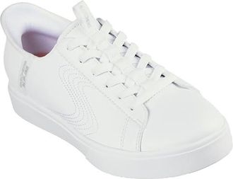 Skechers Femme Eden LX-Royal Stride Hands Free Slip-ins Basket, White, 43 EU