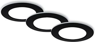 Briloner 3er Set Bad Einbaustrahler LED mit Fernbedienung, einstellbar von warmweiß bis kaltweiß, dimmbar, LED Spot, Deckenspots, Spots, Einbauleuchten, Einbau