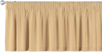 Dekoria Kurzgardine mit Kr&auml;uselband Schal Gardine Dekoschal 260 x 40 cm Gold