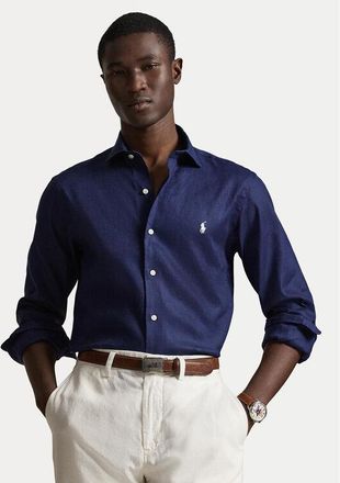 Polo Ralph Lauren Hemd 710B15596003 Dunkelblau Custom Fit