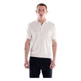 People of Shibuya Nito Polo - - Knitwear - Herren - Wei&szlig; - 3XL