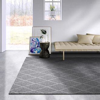 Villeroy & Boch Wollteppich Maria - Natur Wohnzimmerteppich - Schurwolle & Natürlich - Boho Skandi Teppich Wolle für Wohnzimmer, Schlafzimmer, Esszimmer, Flur -Natur 