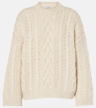 Brunello Cucinelli Pullover aus Wolle und Kaschmir