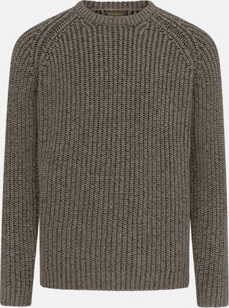 Fisherman out of Ireland Herren Pullover Braun Grau Schwa