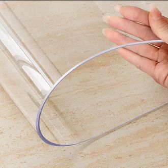 Generic Schreibtischunterlage Dick und Stabil für Zuhause Küche, Unterlage Transparent 1MM Stärke Groß PVC Mehrfachfunktion für Bürostuhl für Arbeit, Zuhause,