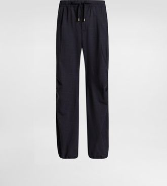 Dolce & Gabbana Glen Plaid Virgin Wool Trousers - Mann Hosen Und Shorts Multicolor 46