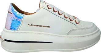 Alexander Smith Femme, Chaussures, Blanc, Taille: 39 EU sneaker Pelle